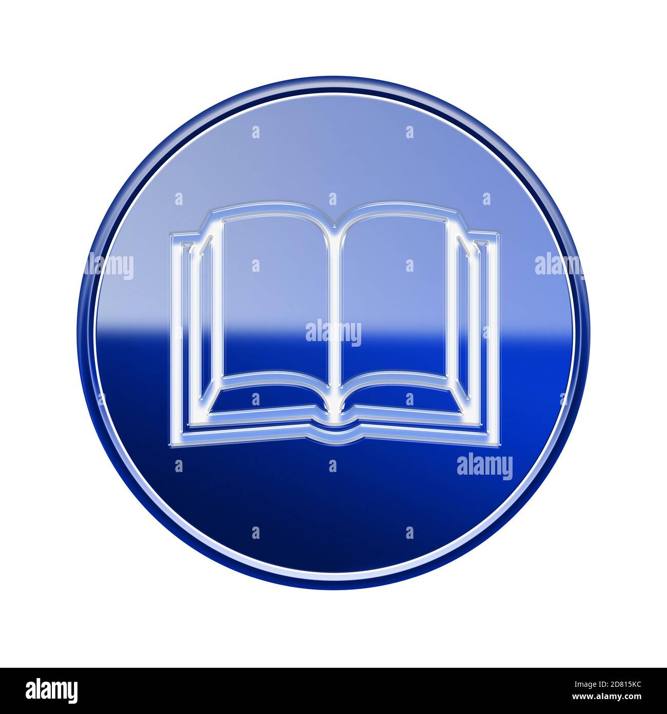 Open book blue background hi-res stock photography and images - Alamy