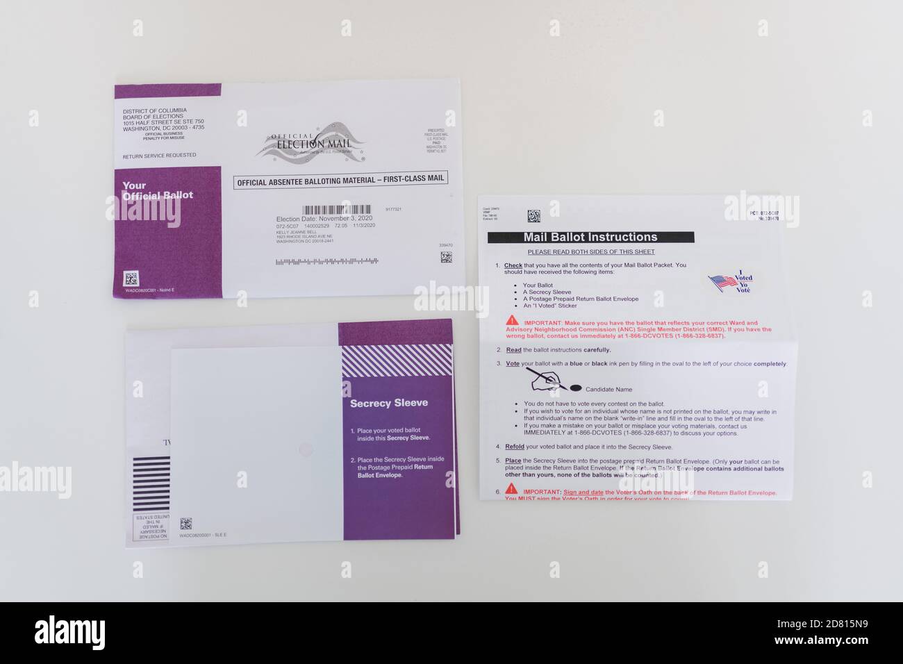 Electoral envelopes hi-res stock photography and images - Alamy