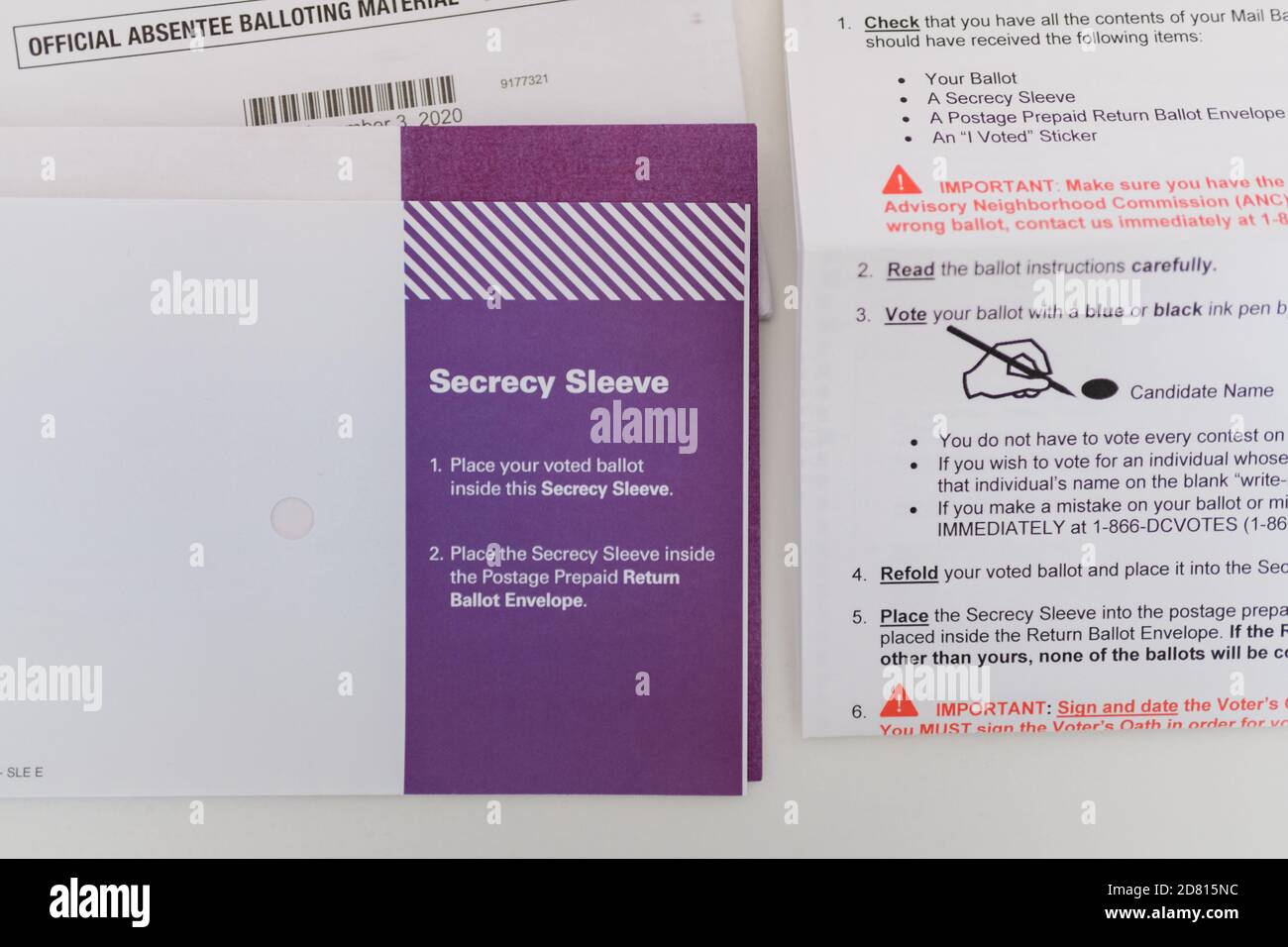 Ballot secrecy sleeve hi-res stock photography and images - Alamy