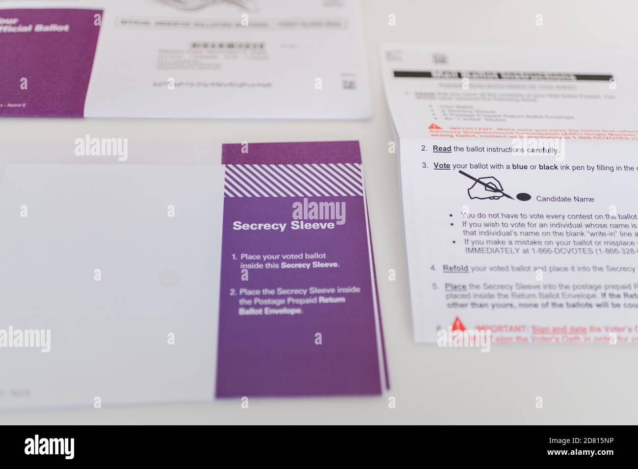 Ballot secrecy sleeve hi-res stock photography and images - Alamy