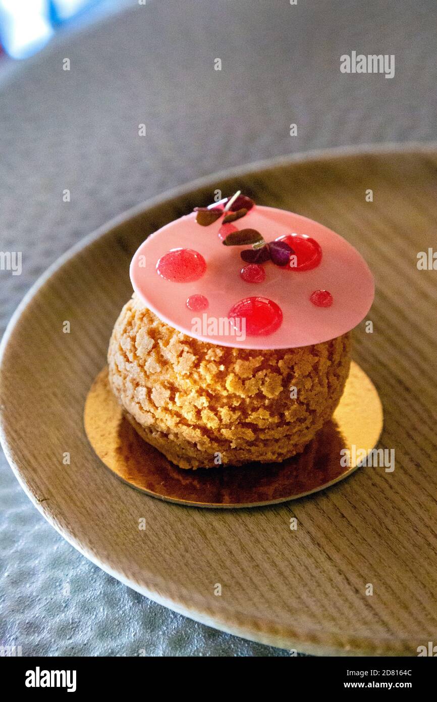 Cherry choux at Japanese Cafe Kitsune in Pantechnicon, Knightsbridge ...