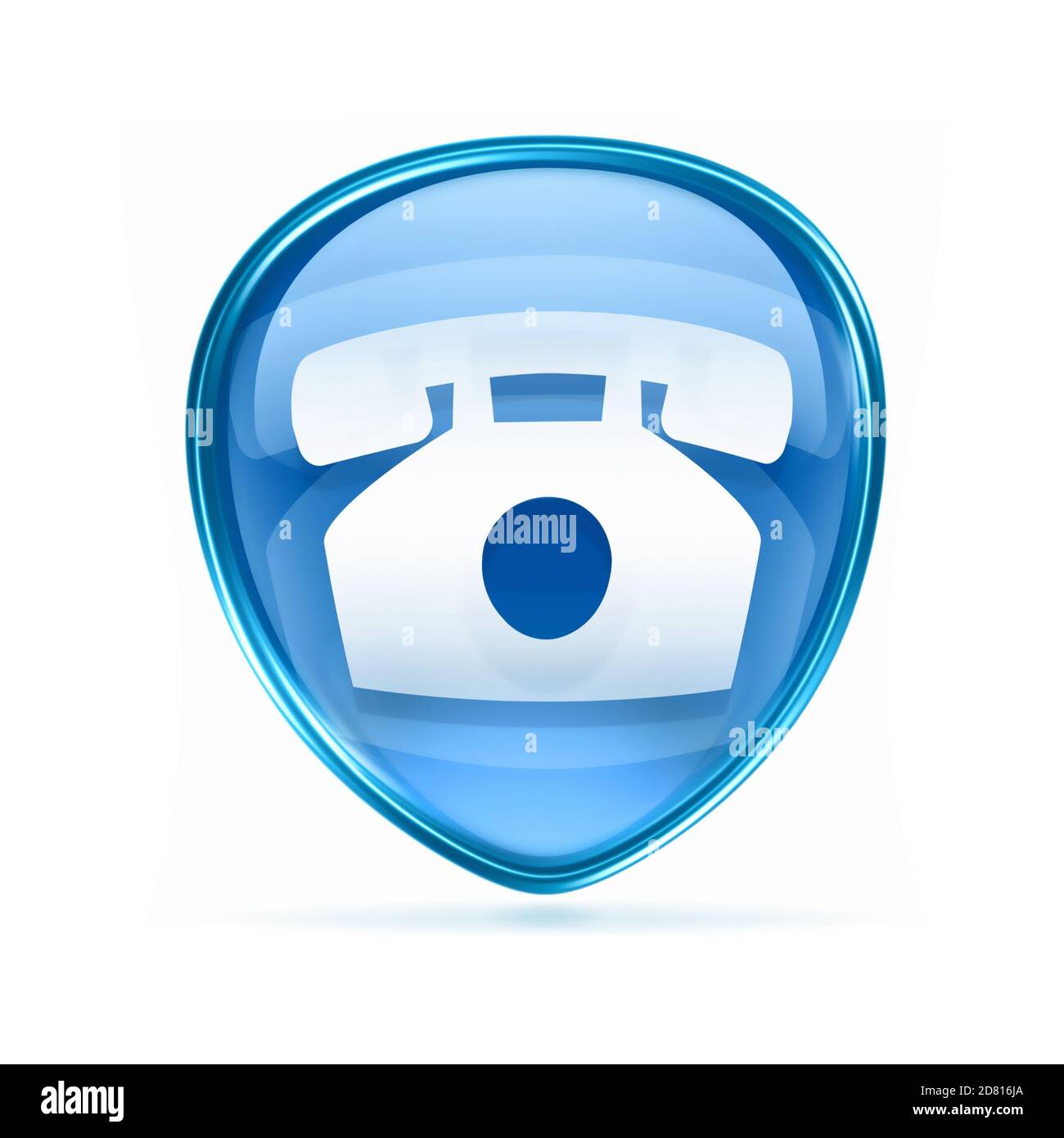 Blue Mobile Device Icon