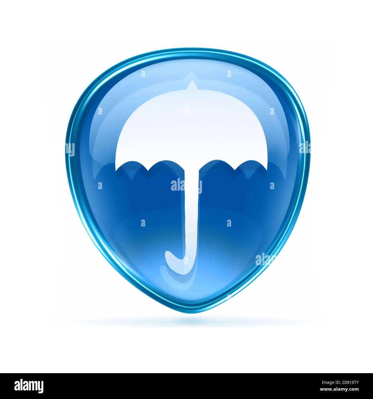 Blue sphere shield on Cut Out Stock Images & Pictures - Alamy