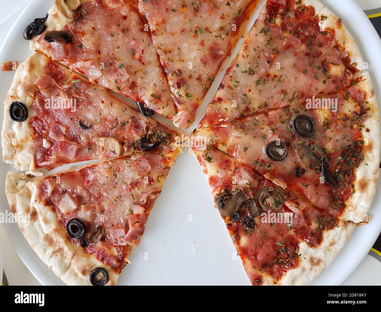 Pizza slice missing hi-res stock photography and images - Alamy
