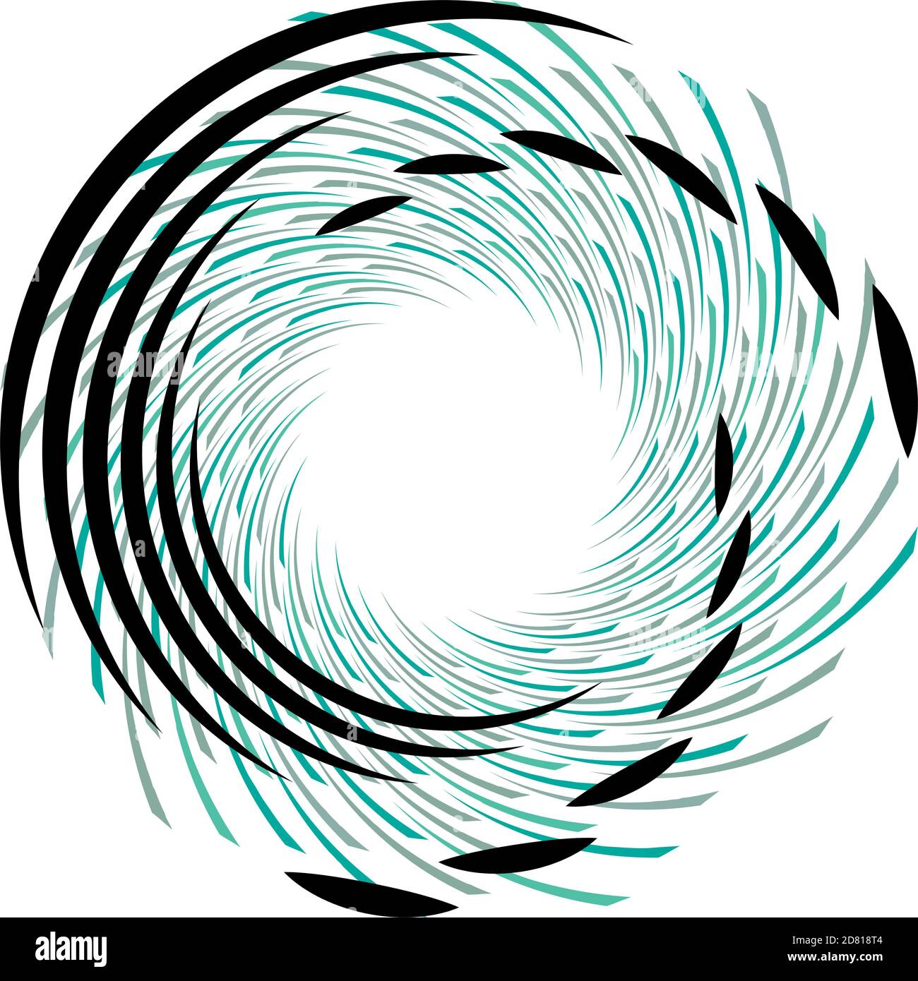Overlaying abstract Spiral, Swirl, Twirl vector. Volute, helix ...