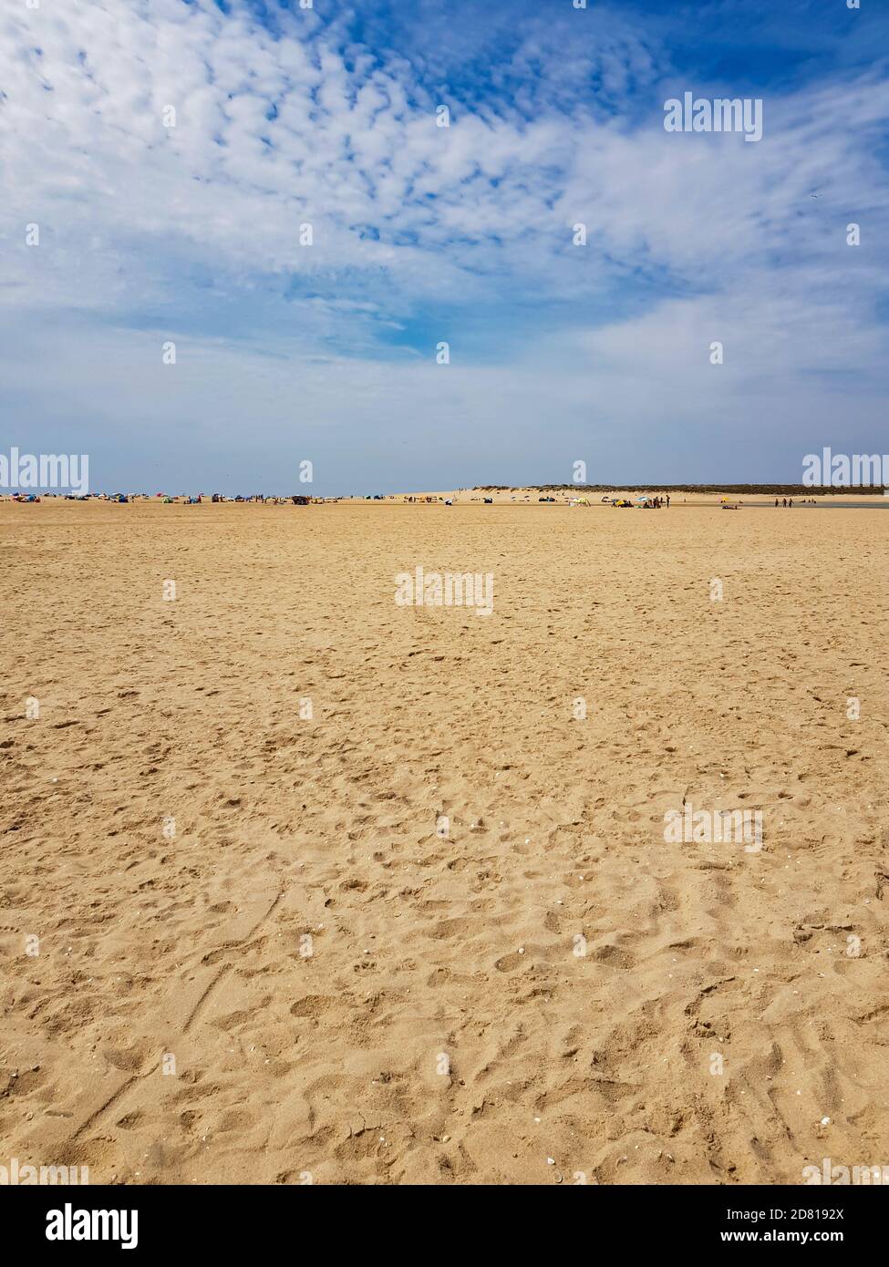 Extensive beach sand area Stock Photo - Alamy