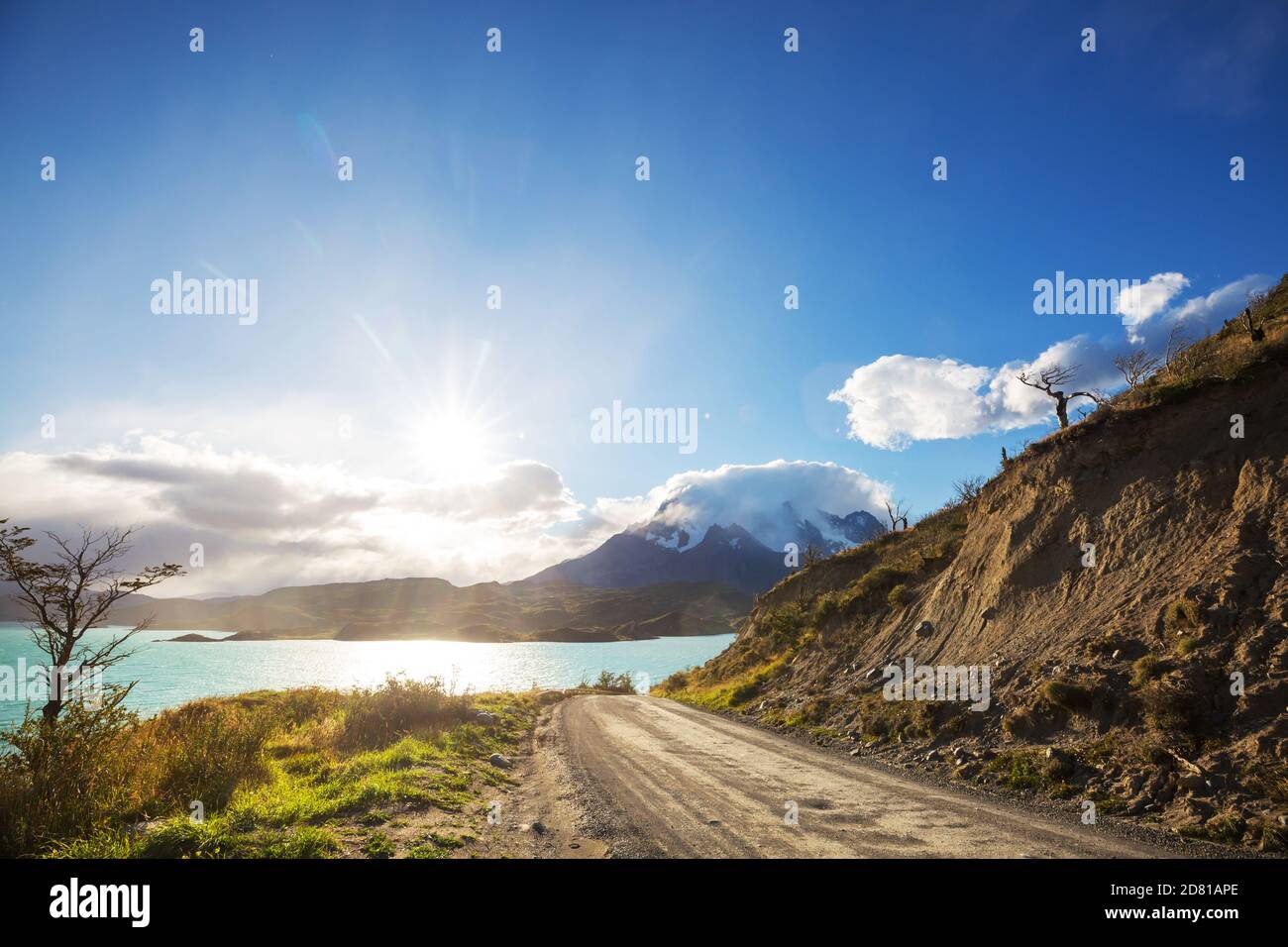 Beautiful mountain landscapes in Torres Del Paine National Park, Chile ...