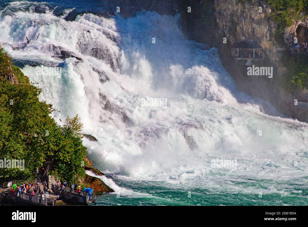 Rheinfall - the biggest waterfall in Europe Stock Photo - Alamy