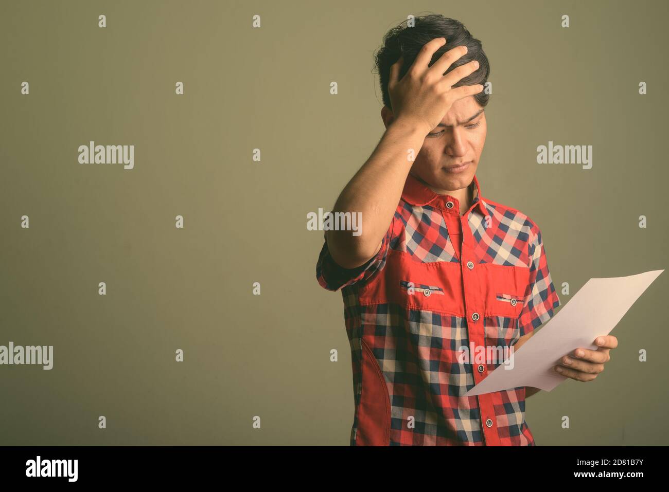 Angry paper indian man studio hi-res stock photography and images - Alamy