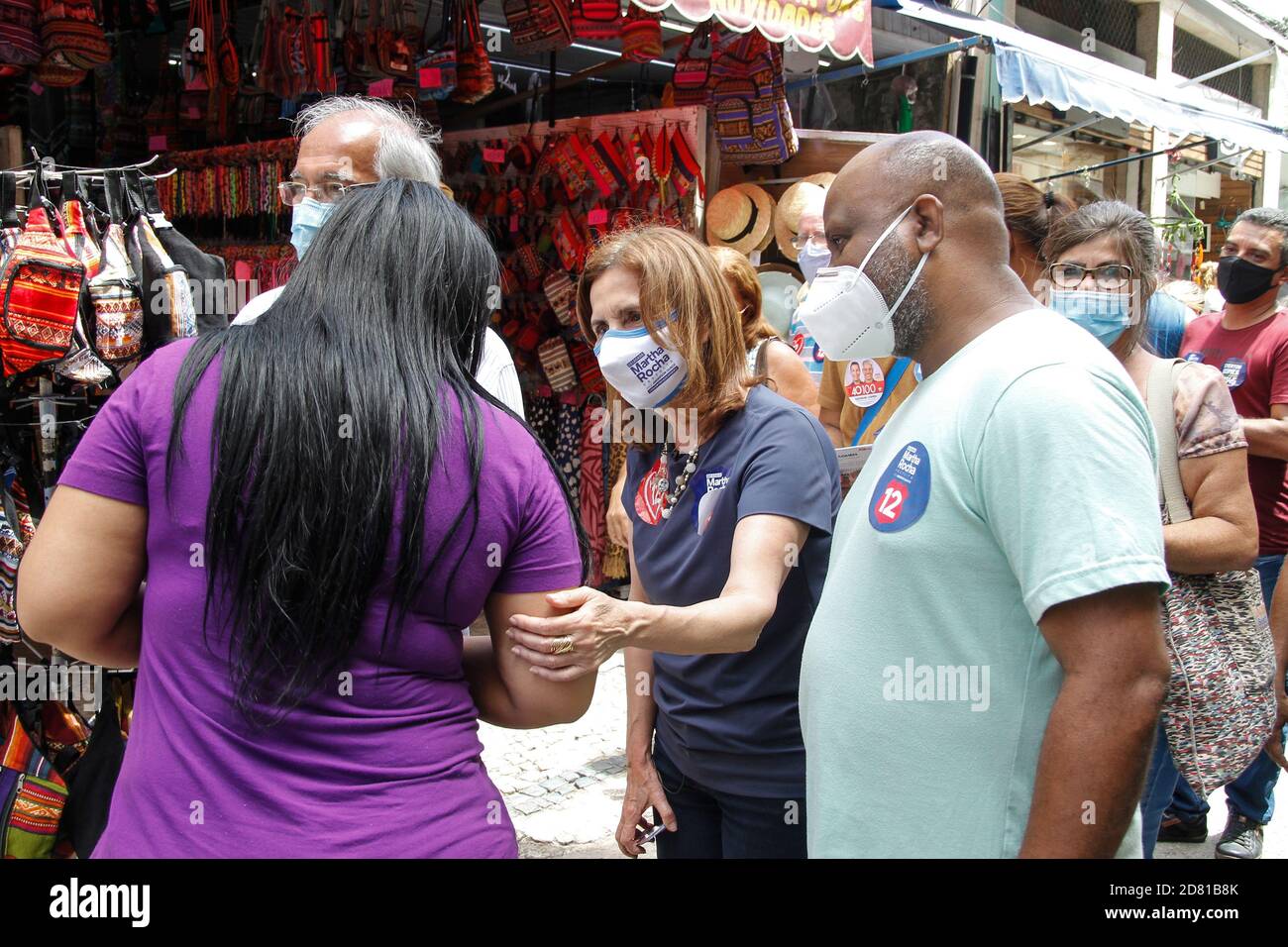 Rio De Janeiro, Brazil. 26th Oct, 2020. The candidate for mayor of Rio ...