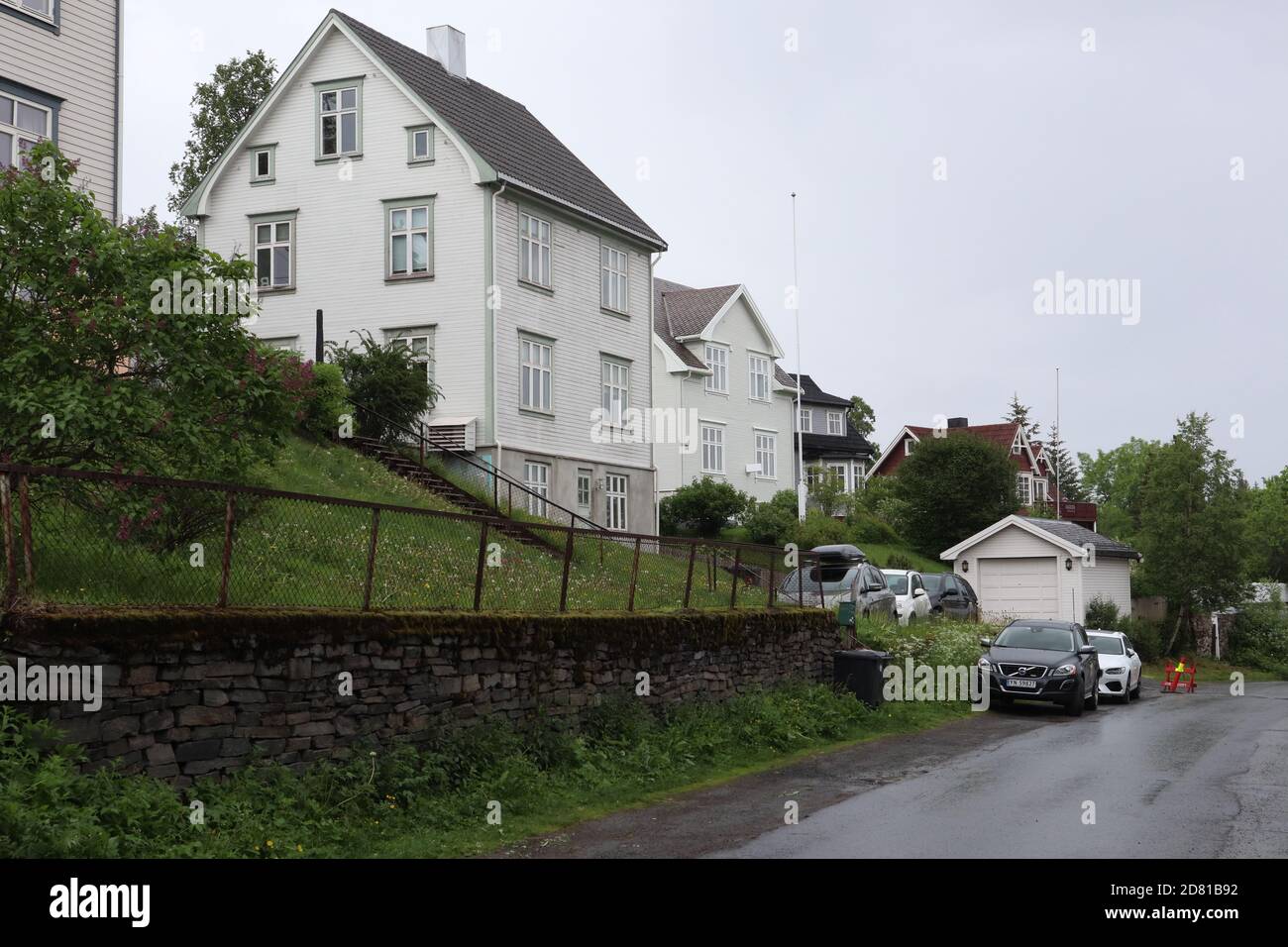 Narvik, / Norway - June 23 2019: Residential houses in Narvik, Norway ...