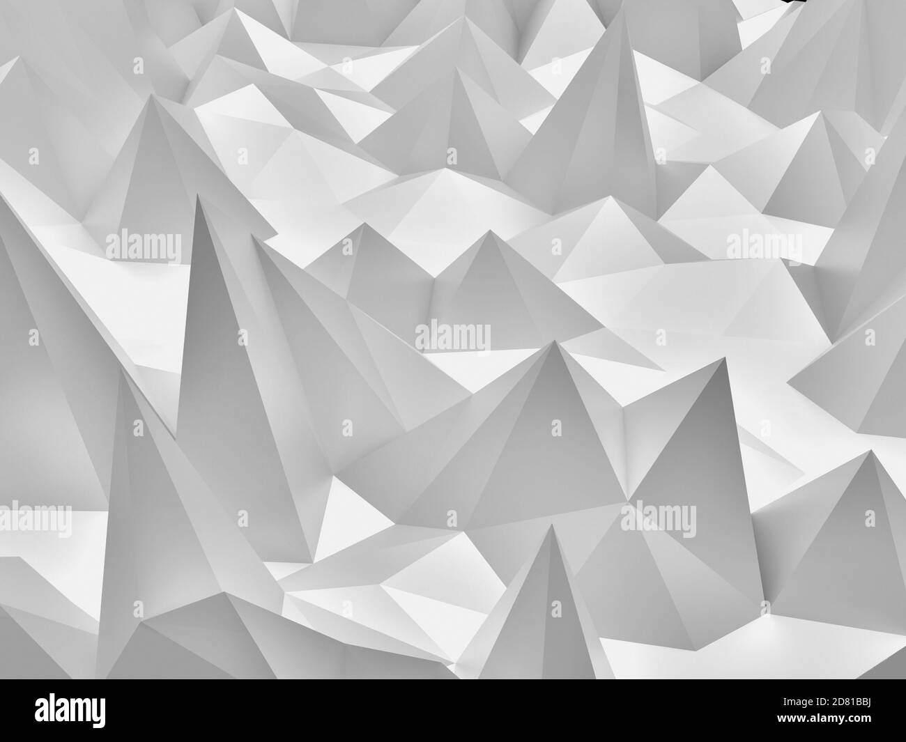 Concept abstract light background with geometric polygonal. 3d ...