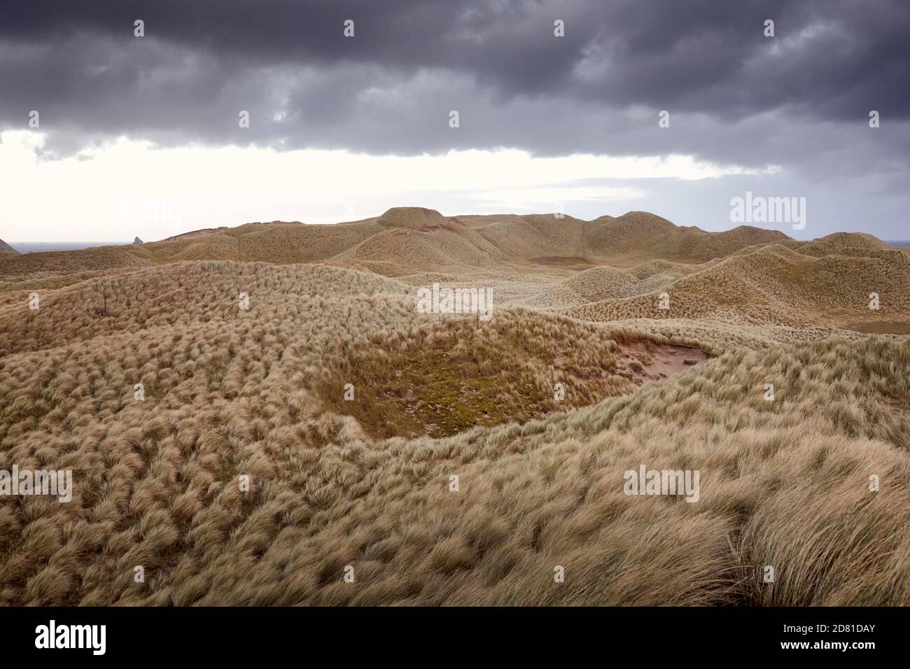 Windswept sand dunes in the remote north Stock Photo - Alamy