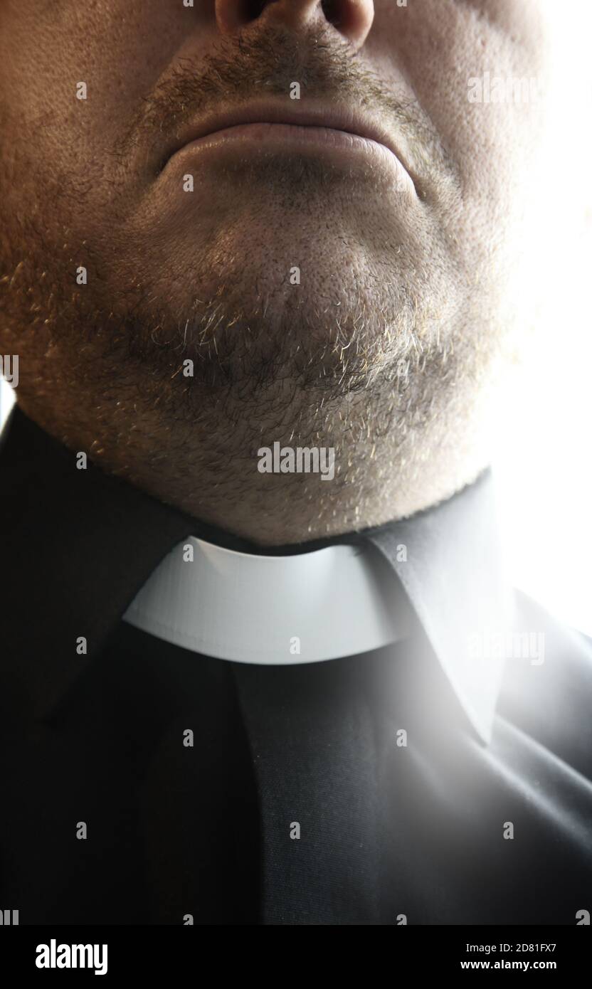 Sad priest hi-res stock photography and images - Alamy