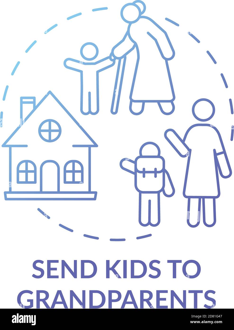 Family vacation grandparents Cut Out Stock Images & Pictures - Alamy