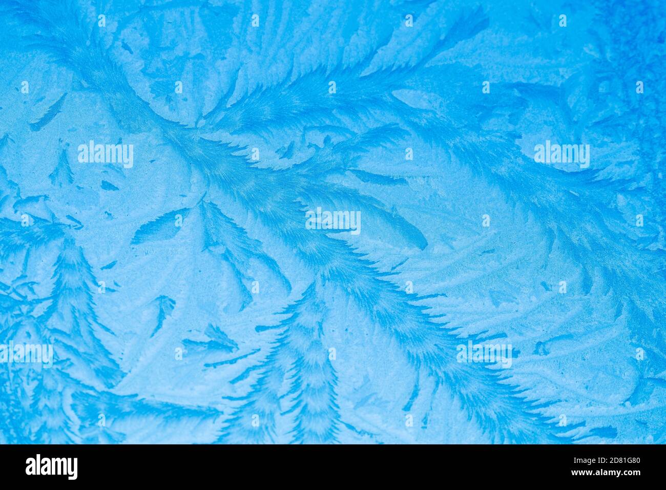 Ice pattern on a window Stock Photo - Alamy