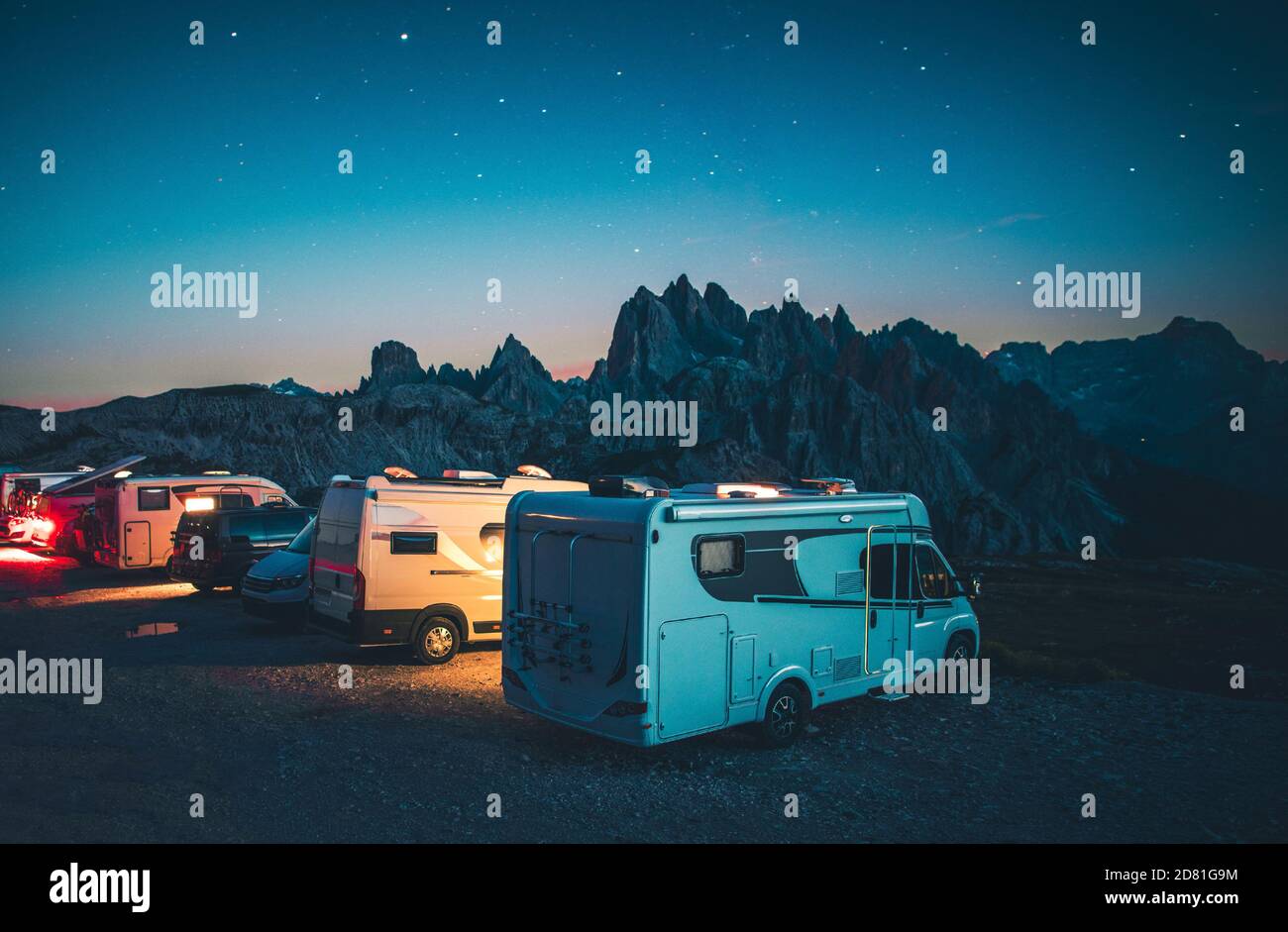Starry sky dolomites hi-res stock photography and images - Alamy