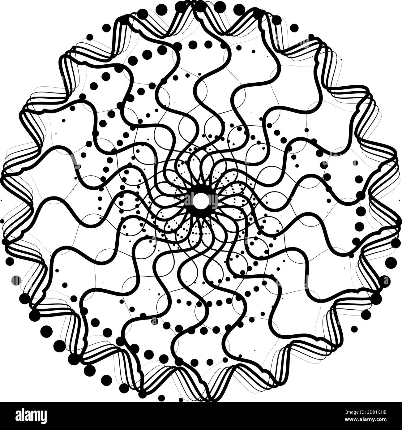 Overlaying abstract Spiral, Swirl, Twirl vector. Volute, helix ...