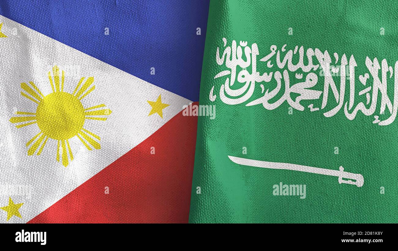 Saudi arabia philippines flag hi-res stock photography and images - Alamy