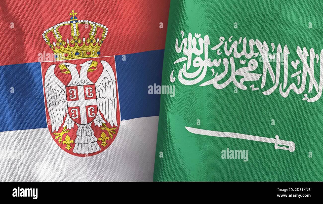 Saudi Arabia Serbia Flag High Resolution Stock Photography and Images ...