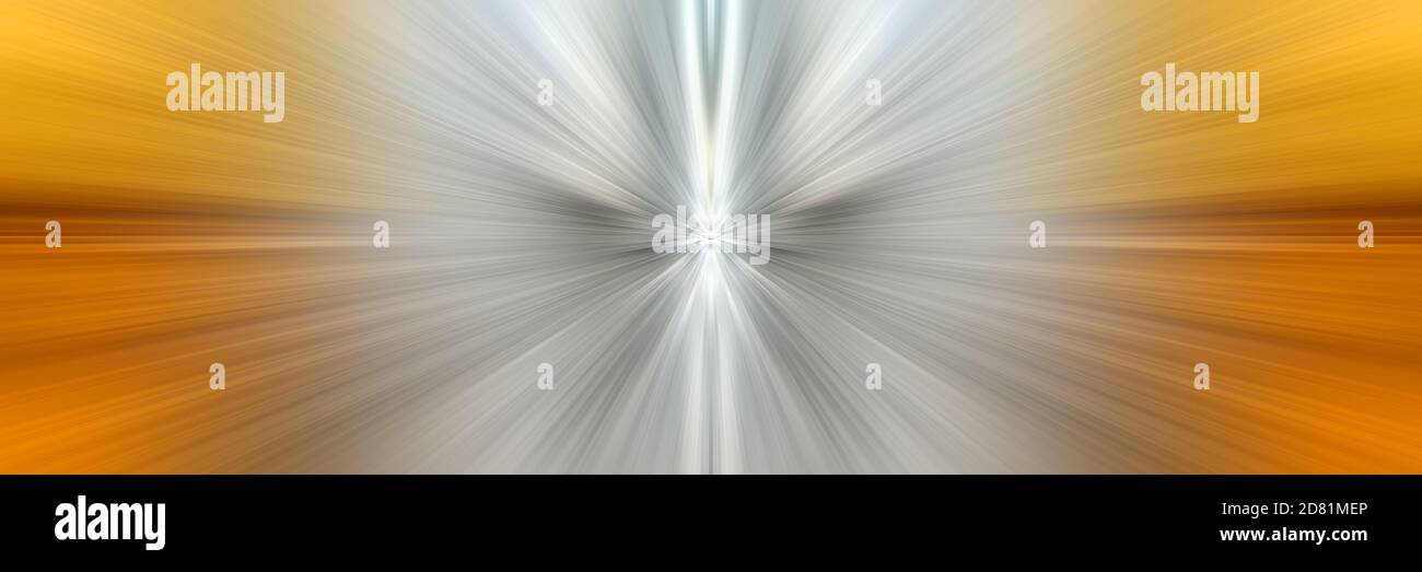 Abstract golden background. Bright flash of light. Light explosion from ...