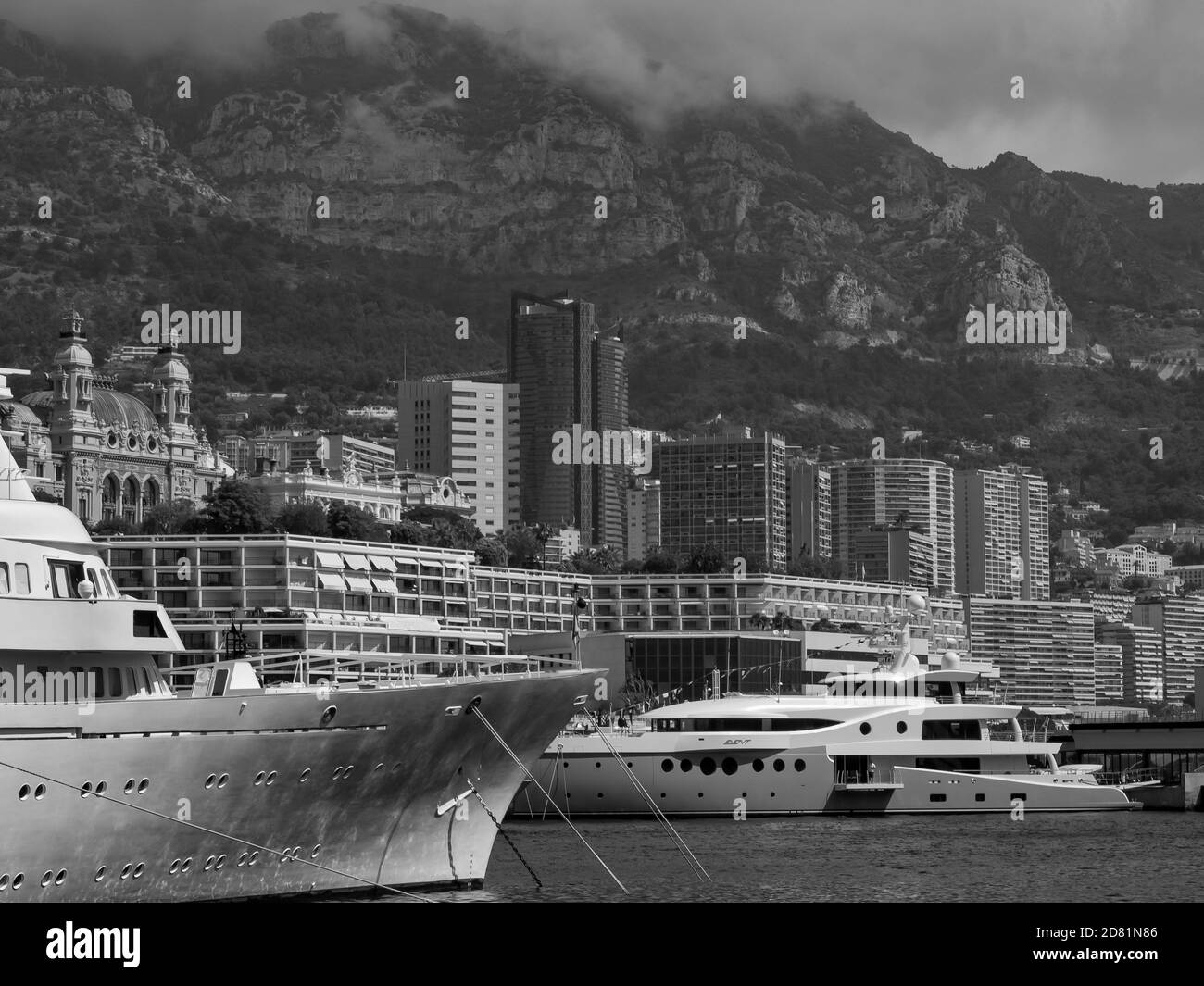 monaco at the mediterranean sea Stock Photo - Alamy