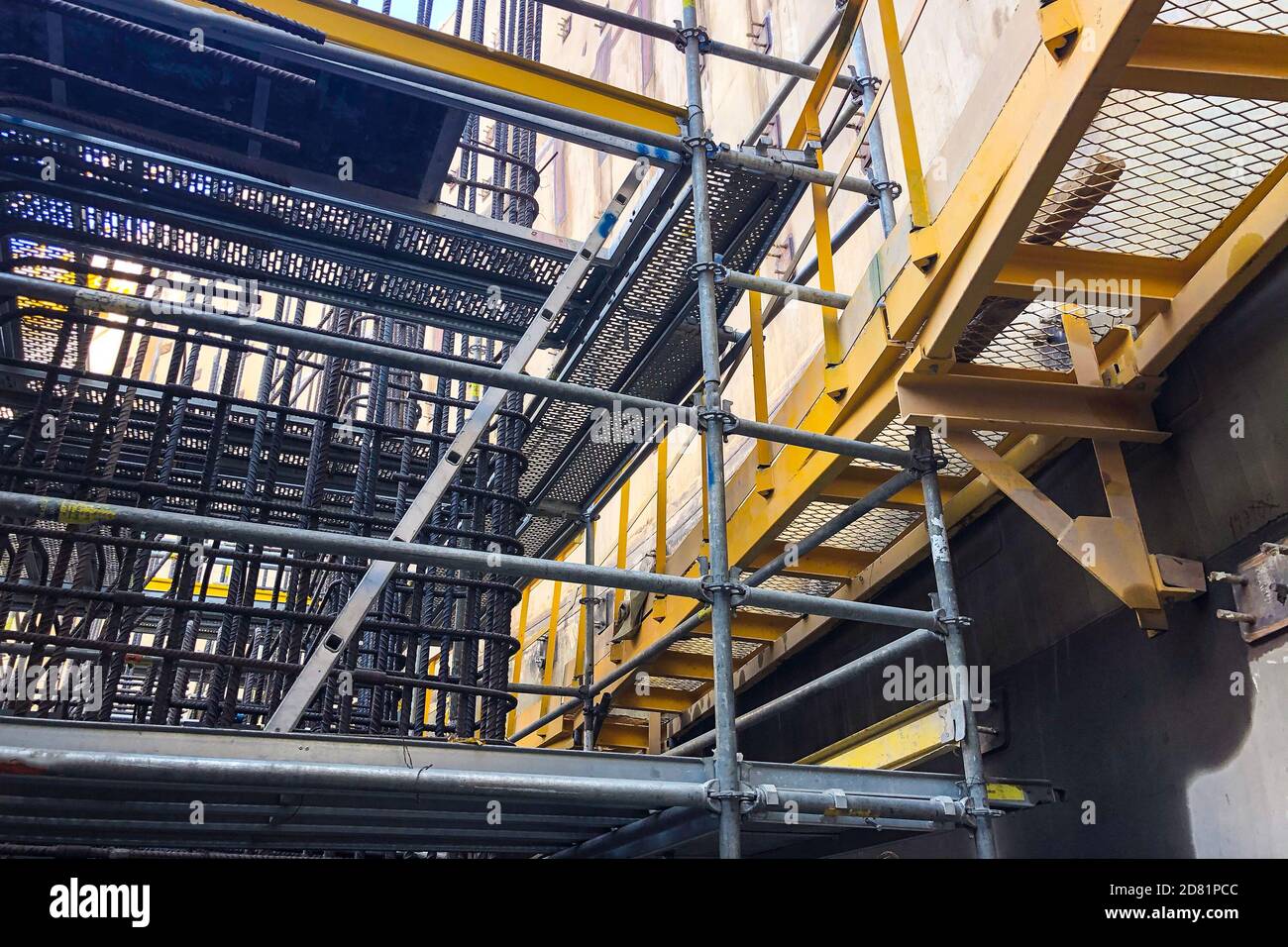 Industrial Scaffold Steel Framework Structure High Resolution Stock ...