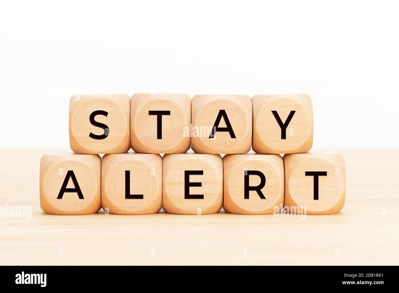 Stay alert sign hi-res stock photography and images - Alamy