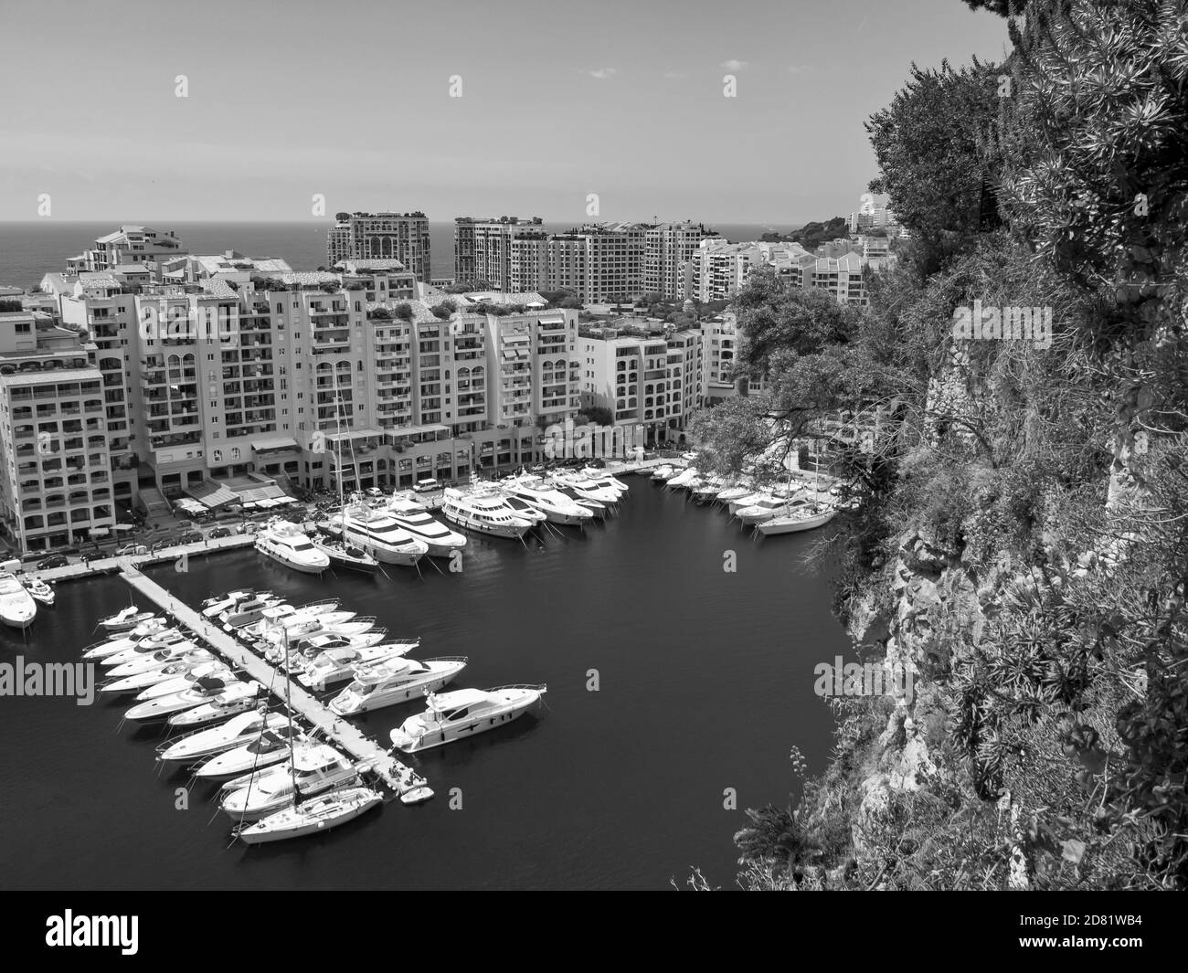 monaco at the mediterranean sea Stock Photo - Alamy