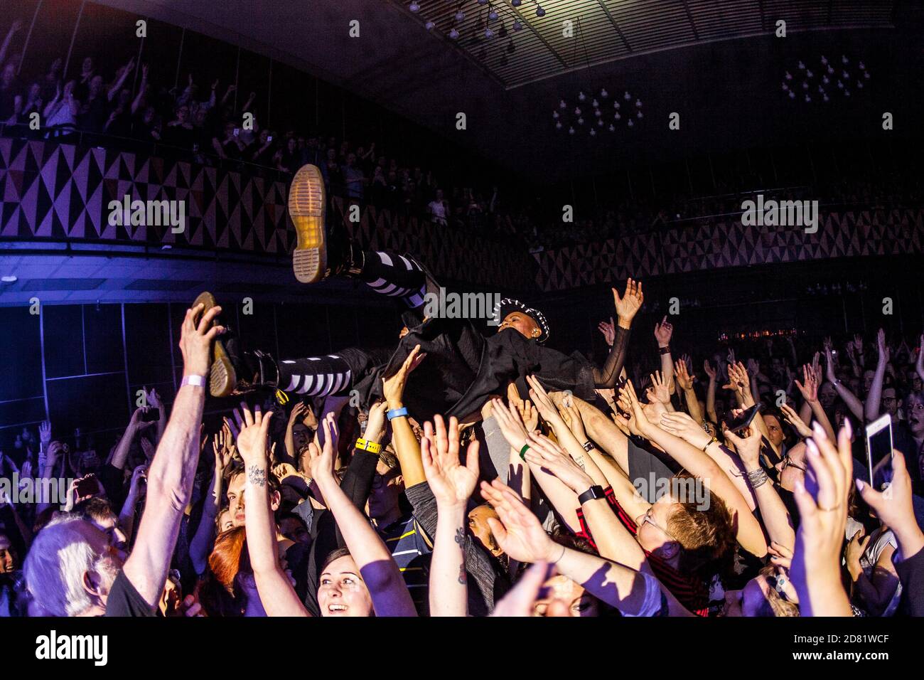Copenhagen, Denmark. 26th, February 2017. The British rock band Skunk ...