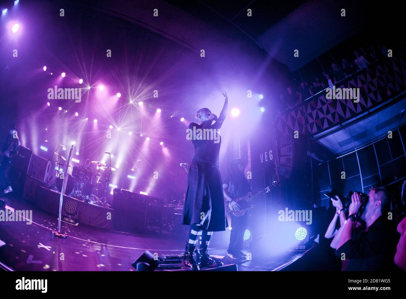 Copenhagen, Denmark. 26th, February 2017. The British rock band Skunk ...