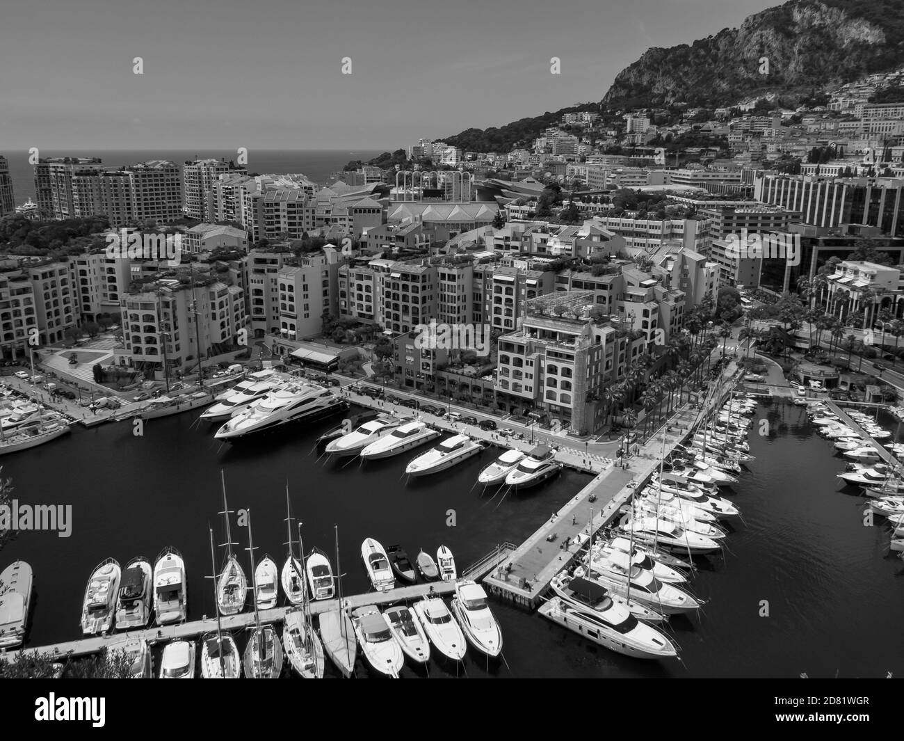 monaco at the mediterranean sea Stock Photo - Alamy