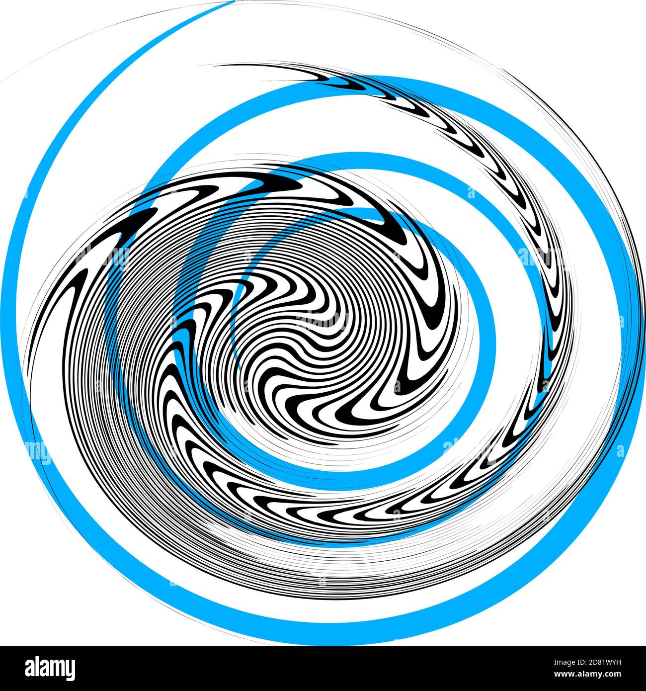 Overlaying abstract Spiral, Swirl, Twirl vector. Volute, helix ...
