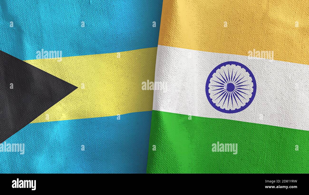 India bahamas flag hi-res stock photography and images - Alamy