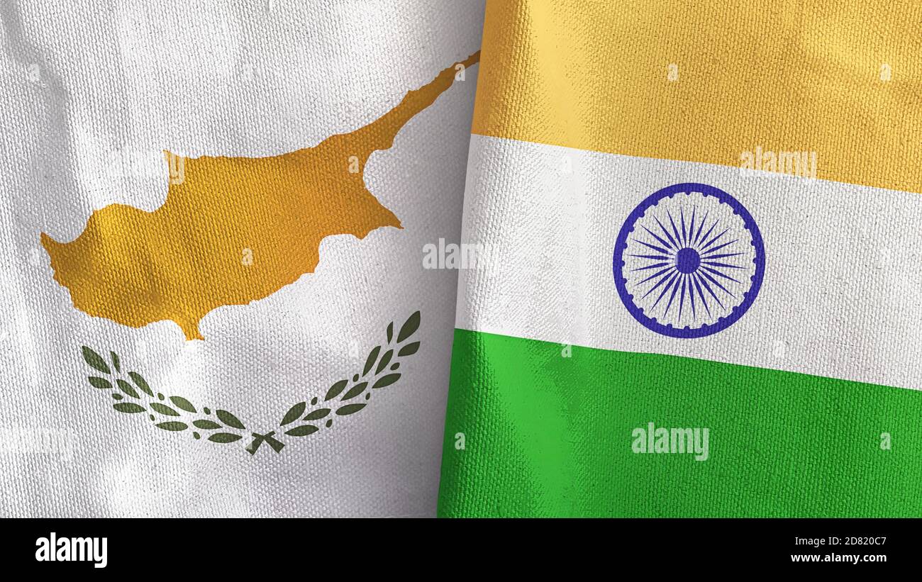 Cyprus india flag hi-res stock photography and images - Alamy