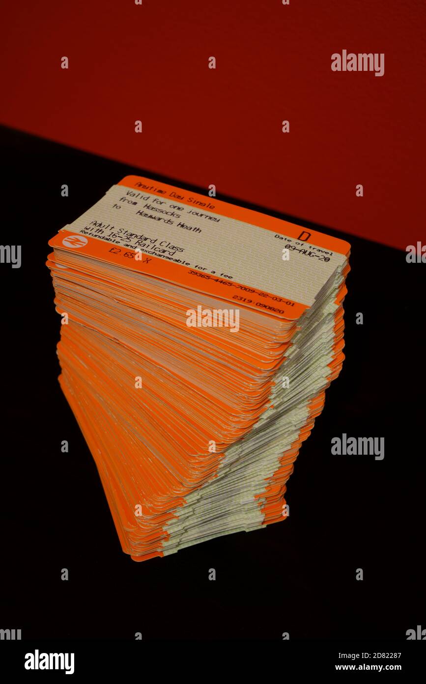 Stack of tickets hi-res stock photography and images - Alamy