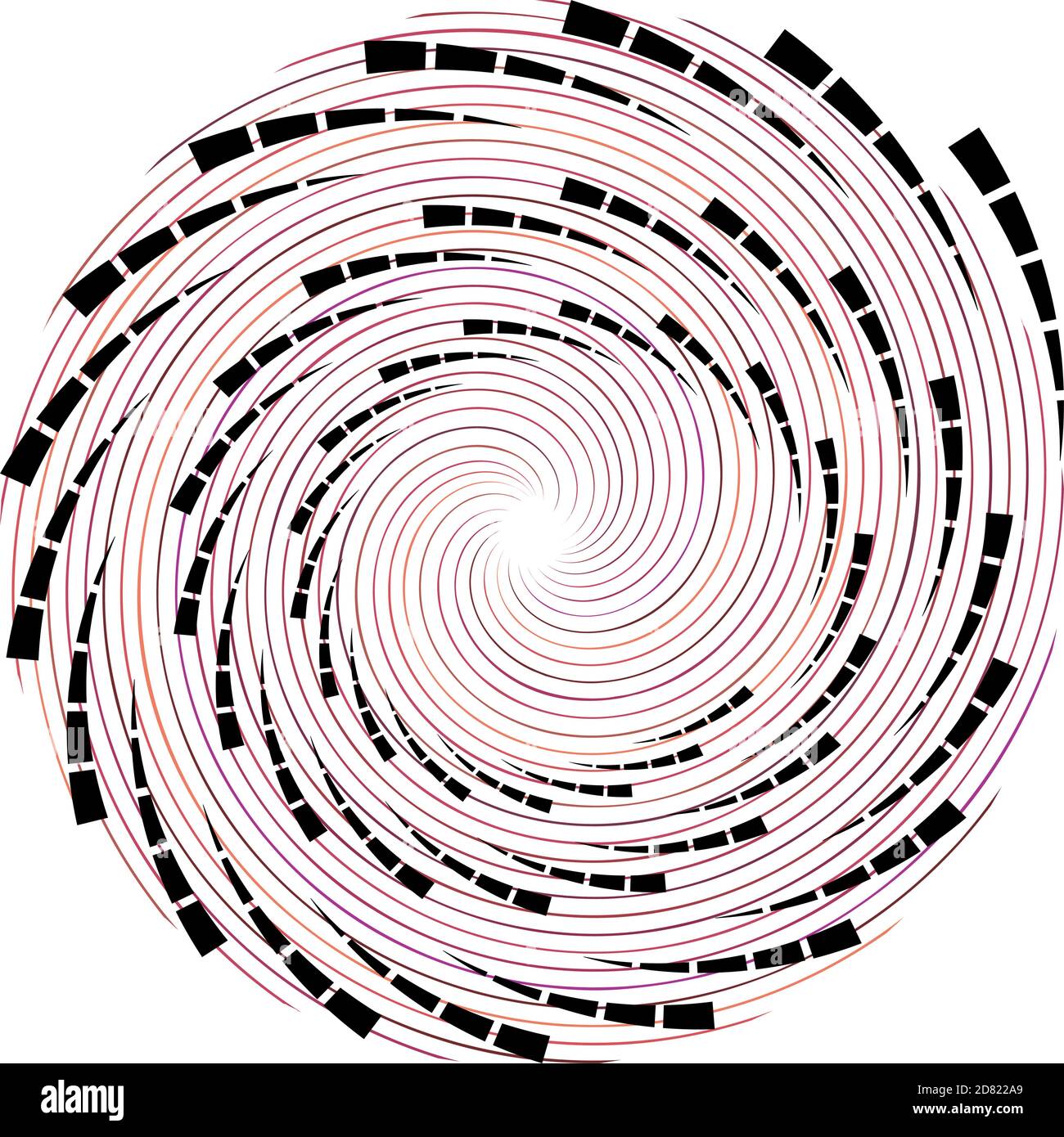 Overlaying abstract Spiral, Swirl, Twirl vector. Volute, helix ...