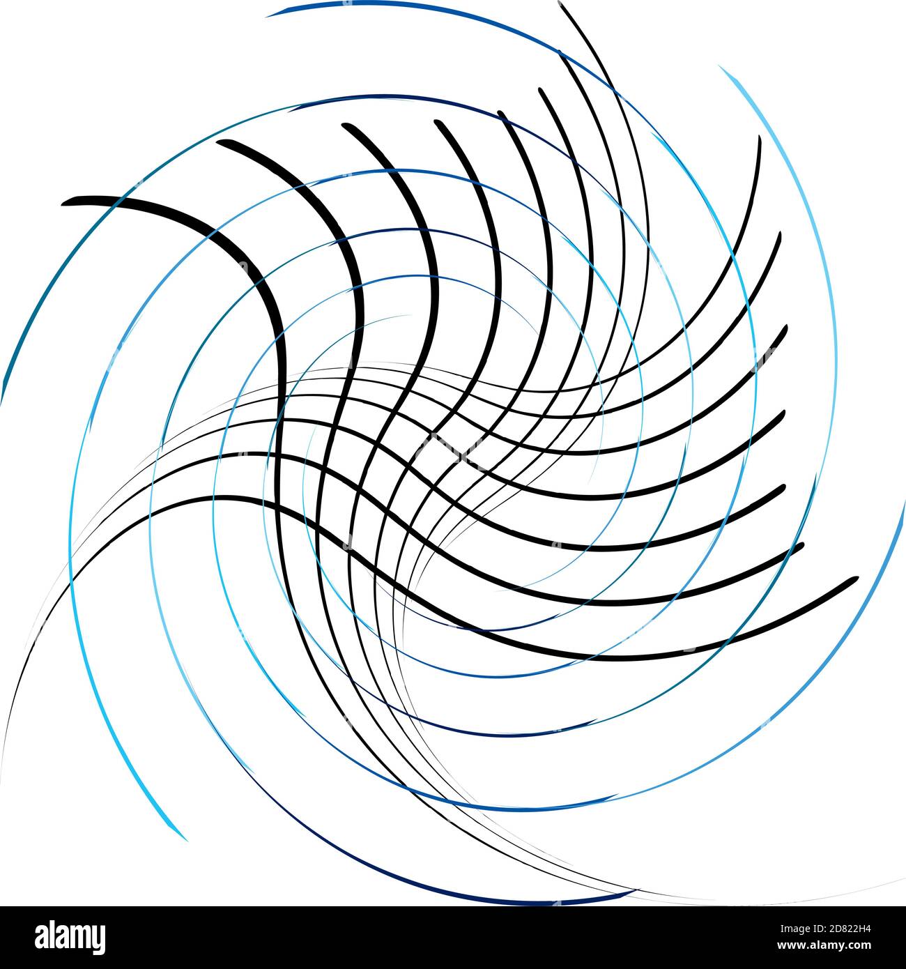 Overlaying abstract Spiral, Swirl, Twirl vector. Volute, helix ...
