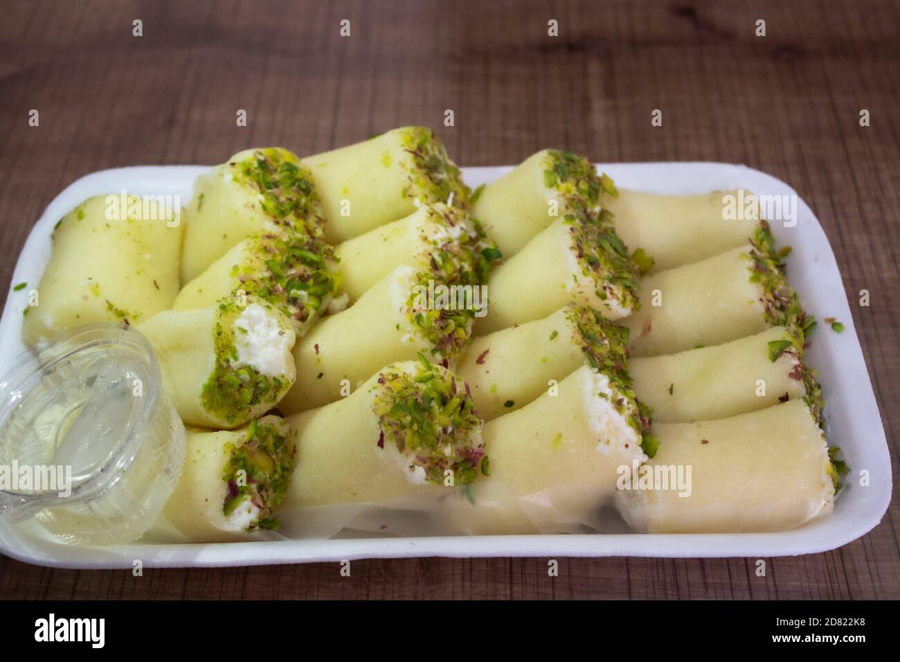 halawat aljabn,Delicious Syrian sweets,The sweetness of cheese Stock ...