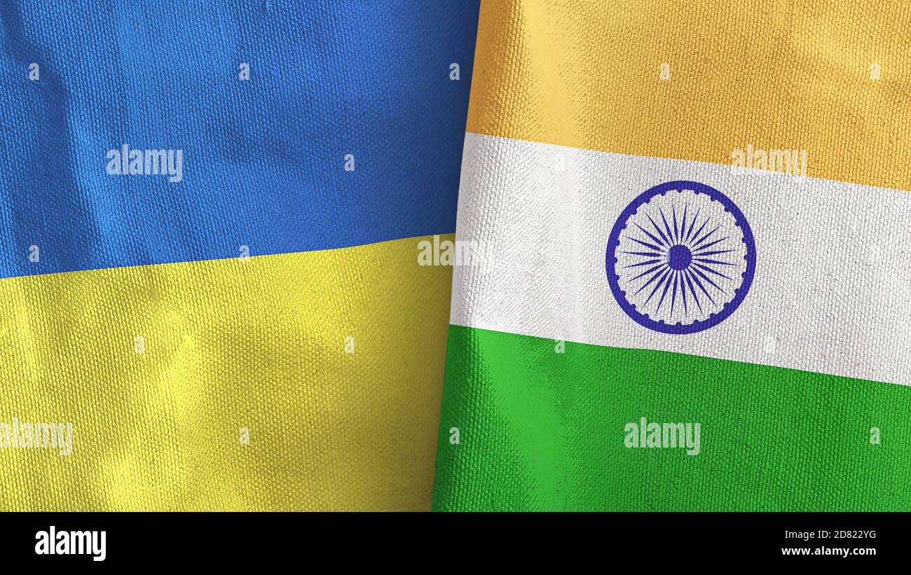India Ukraine Flag High Resolution Stock Photography and Images - Alamy