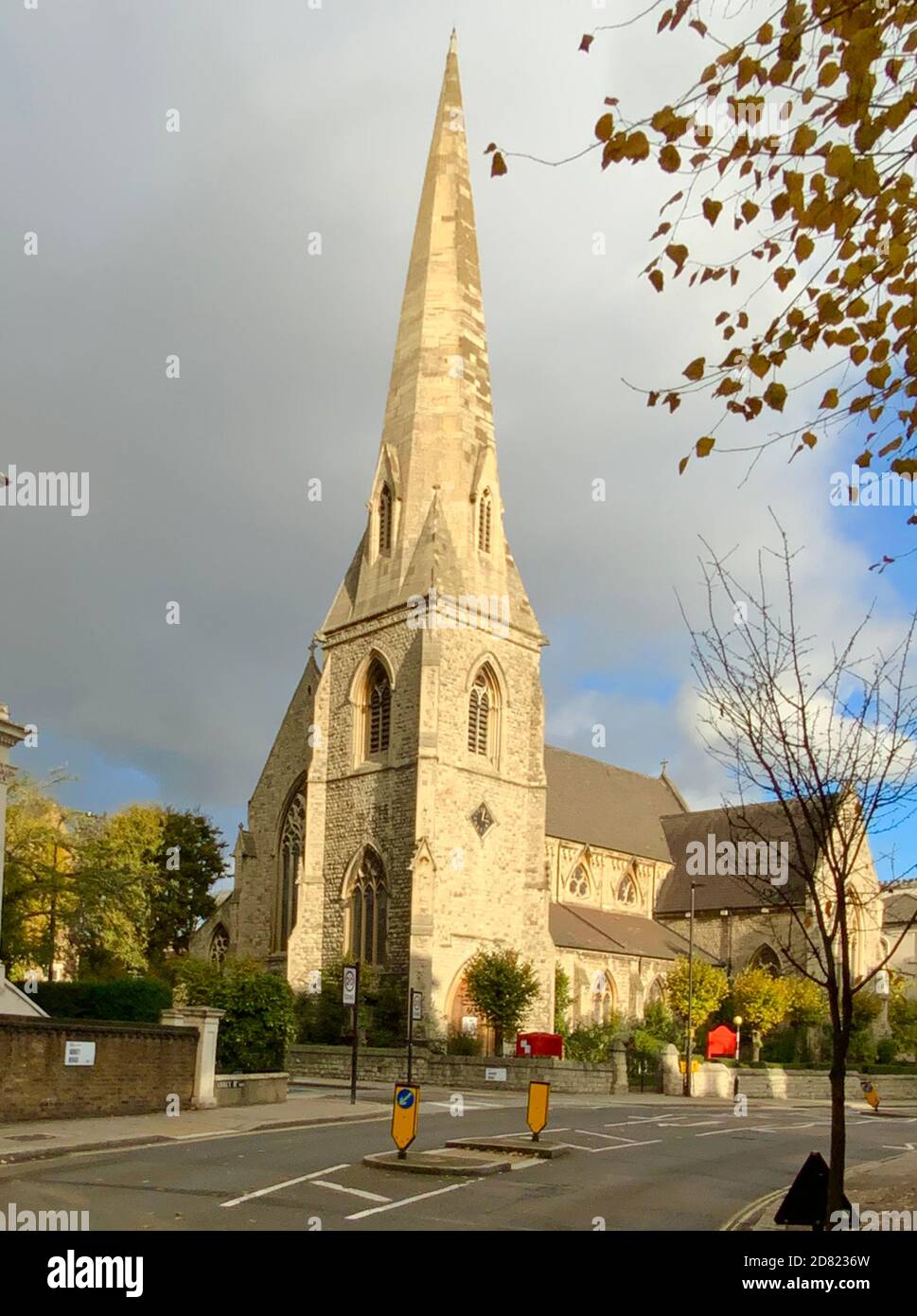 -. The Parish Church of St Mary with All Souls, Kilburn Stock Photo - Alamy