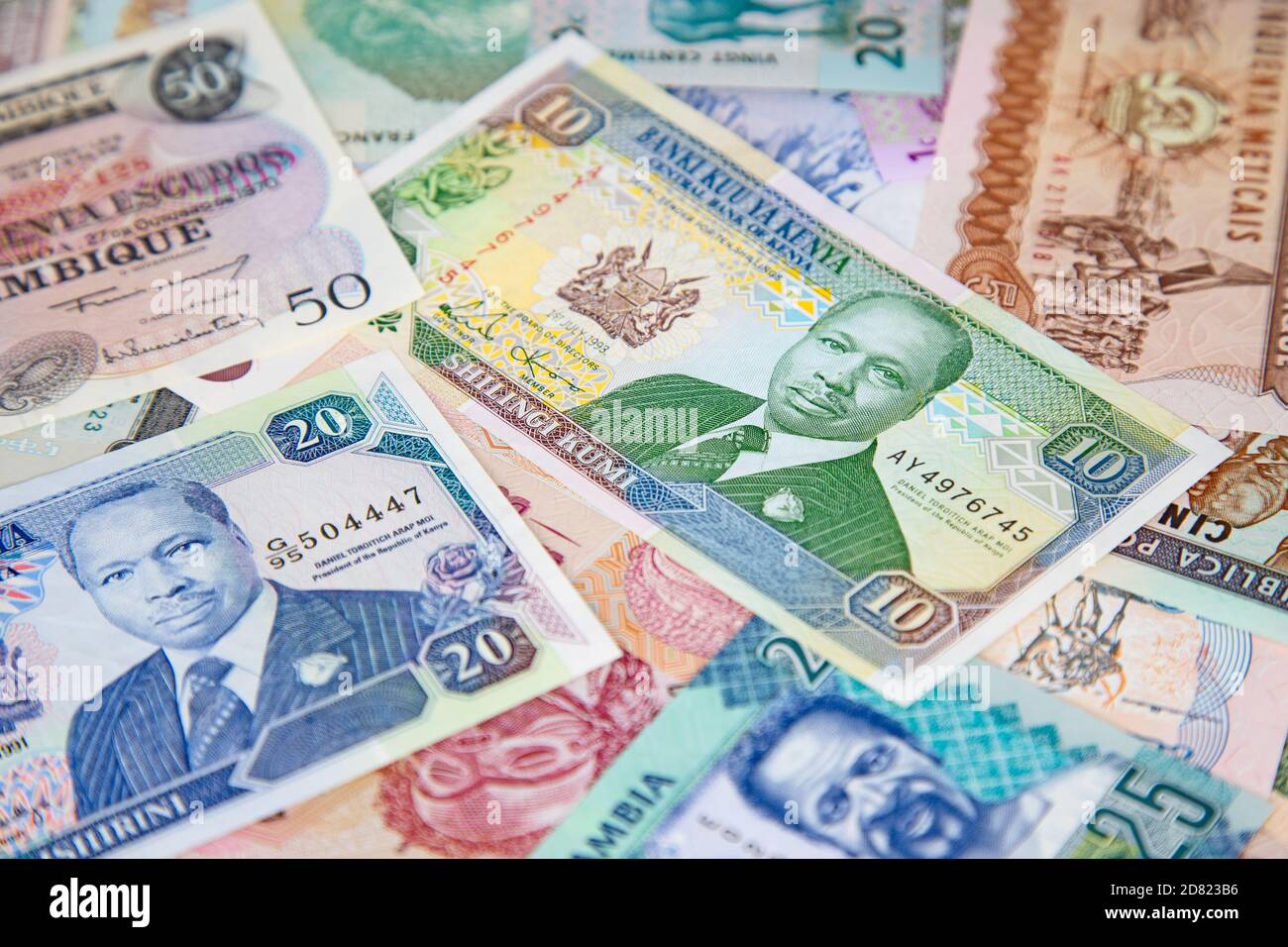 Variety of the African banknotes Stock Photo - Alamy