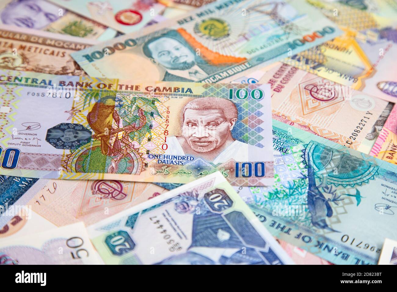Variety of the African banknotes Stock Photo - Alamy