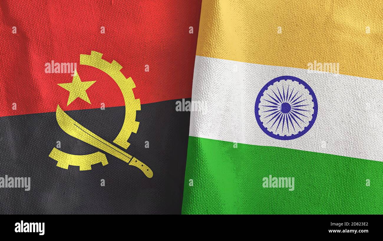 Angola india flag hi-res stock photography and images - Alamy