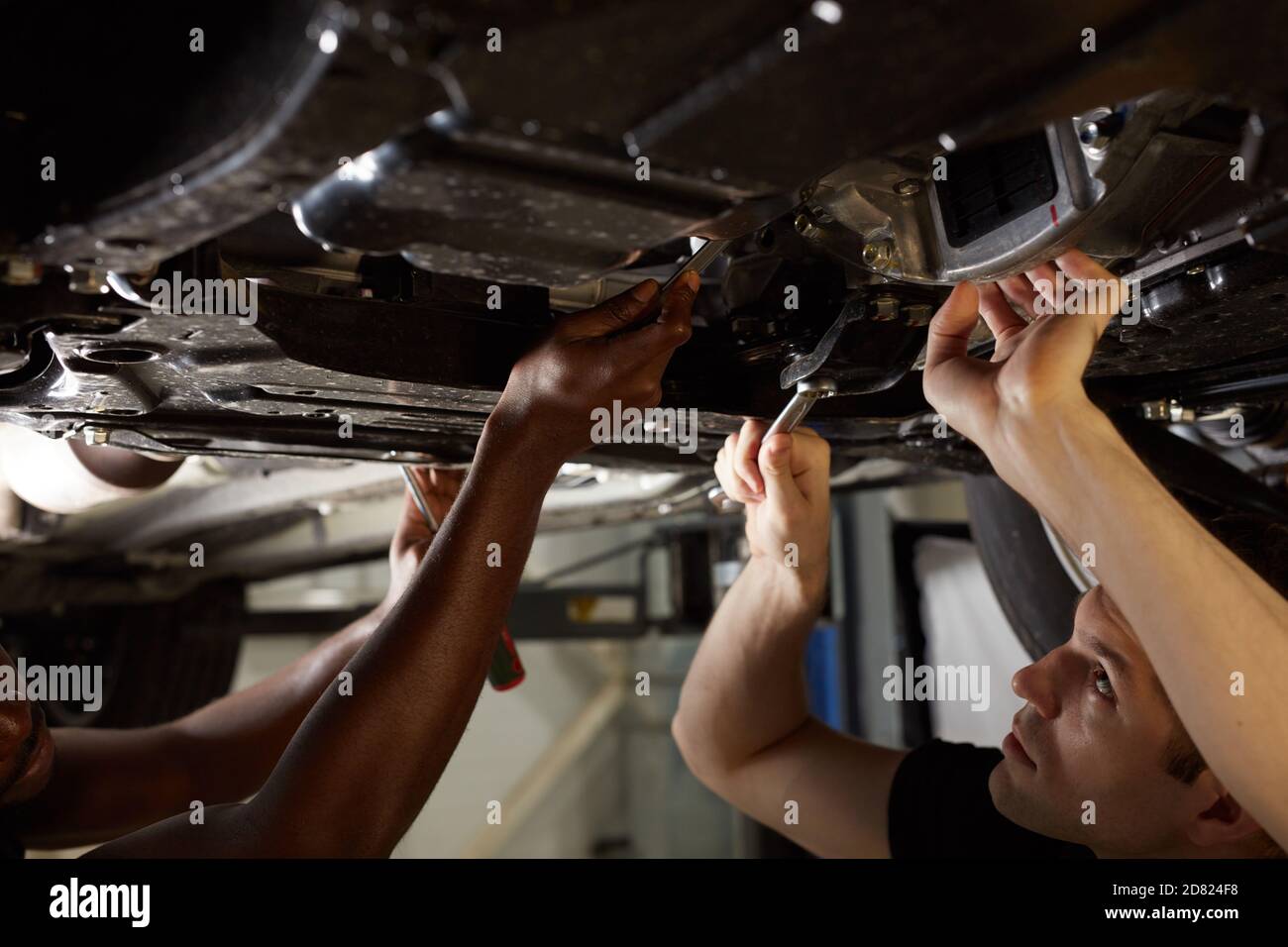 Garage work together hi-res stock photography and images - Alamy
