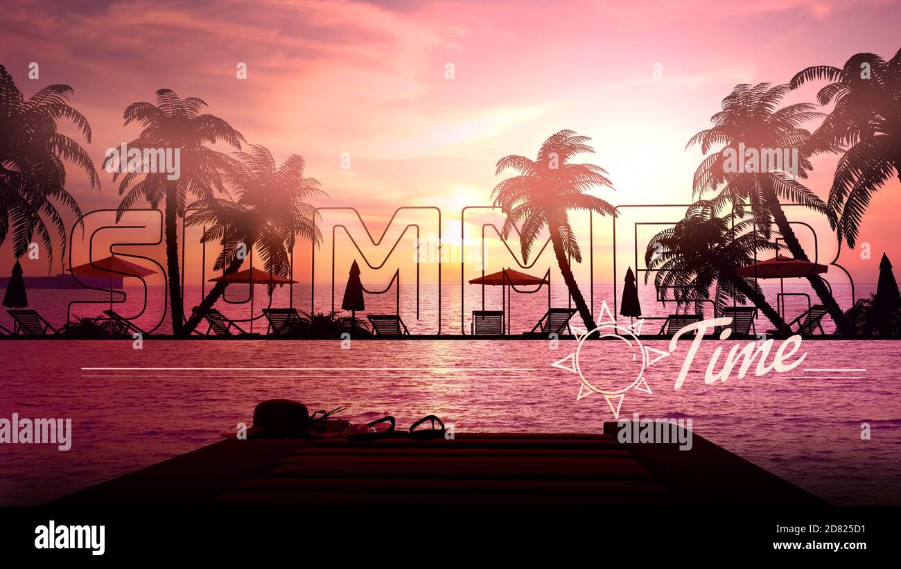 Empty beaches sunset during hi-res stock photography and images - Alamy