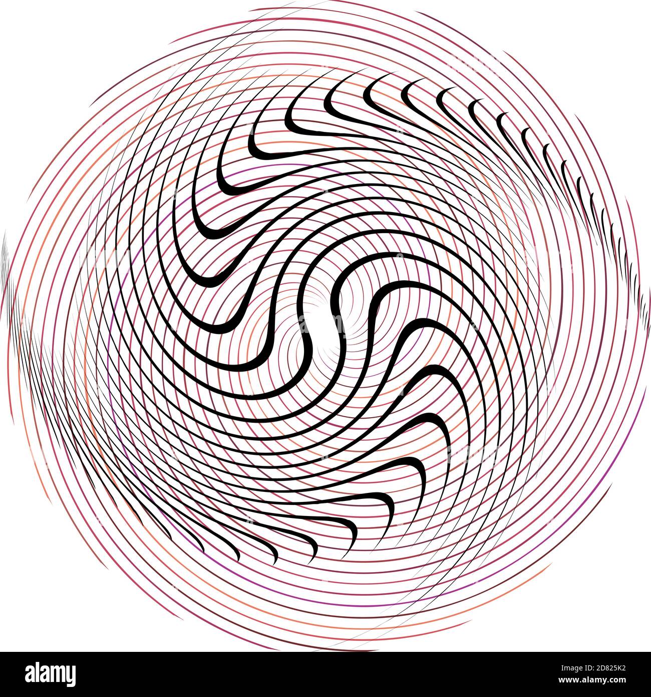 Overlaying abstract Spiral, Swirl, Twirl vector. Volute, helix ...