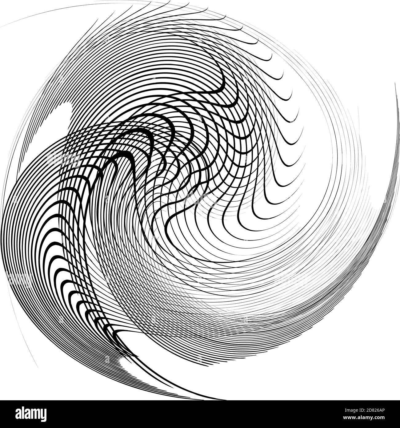 Overlaying abstract Spiral, Swirl, Twirl vector. Volute, helix ...