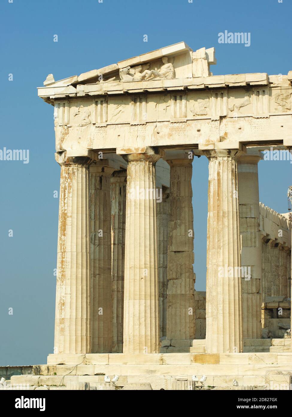 the Parthenon on Acropolis in the city of Athens Stock Photo - Alamy
