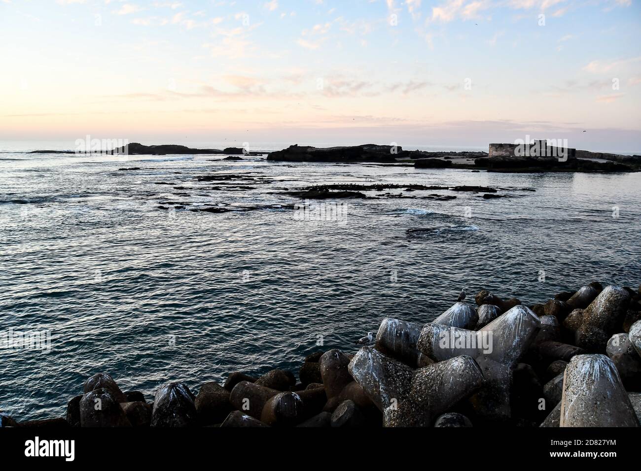 sea and rocks, photo as background Stock Photo - Alamy